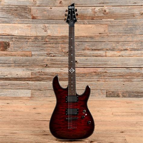 Schecter Hellraiser Deluxe Active Black Cherry 2009 Chicago Music