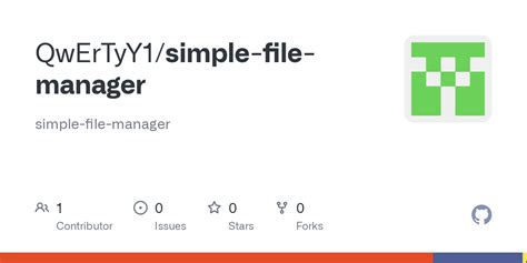 Github Qwertyy1simple File Manager Simple File Manager