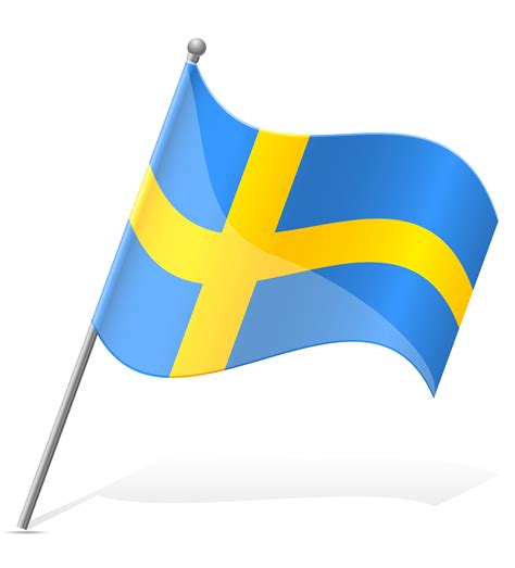 Bandeira Da Ilustração Vetorial De Suécia Download De Vetor