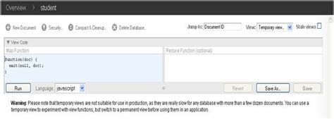 working with futon creating custom map function tutorial savvy