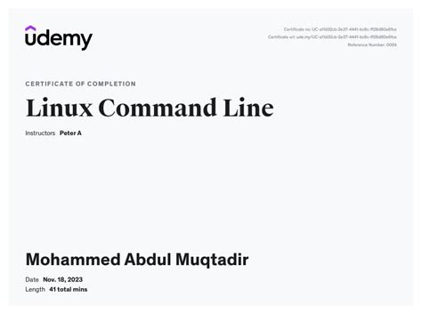 Linuxcommandline Udemycourse Techlearning Linuxskills Mohammed