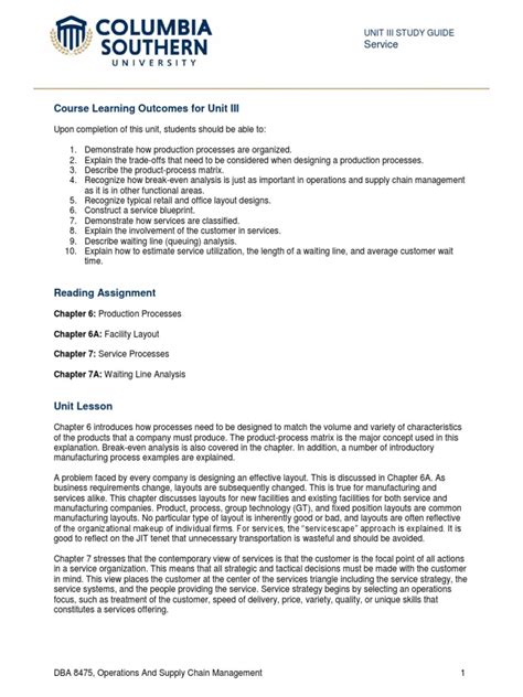 Unitiii Pdf Pdf Supply Chain Design