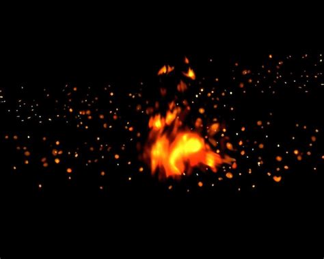 Premium Photo Fire Flames Particle Effect Abstract Background