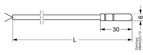 Temperature Sensor Eks 111 1 50 M Ptc 1000 Ohm 084n1178
