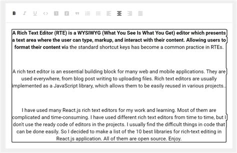 Best And Open Source Rich Text Editors For React Applications Update ReactScript
