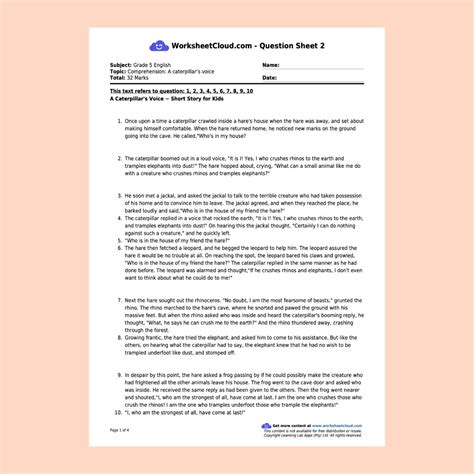 Grade 5 Mathematics Pack Worksheetcloud