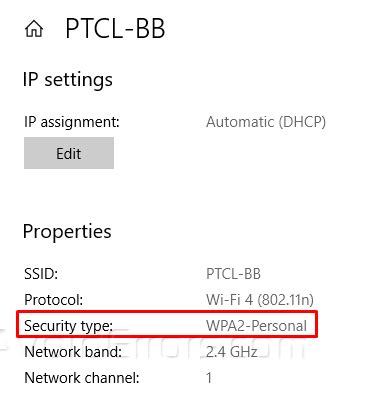 How To Check WiFi Security Type In Windows AvoidErrors