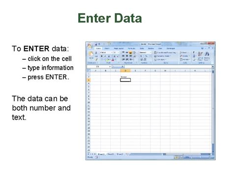 Microsoft Excel Introduction To Spreadsheet Programs Introduction