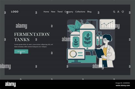 Biotechnology Concept Scientist Monitoring Advanced Fermentation Tanks In A Laboratory Setting