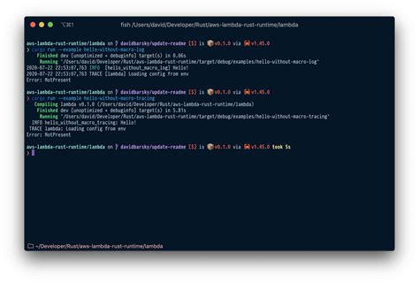 Match Error Handling To Other Runtimes · Issue 241 · Awslabsaws
