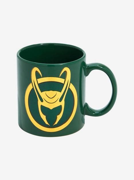Marvel Loki Helmet Symbol Mug Boxlunch