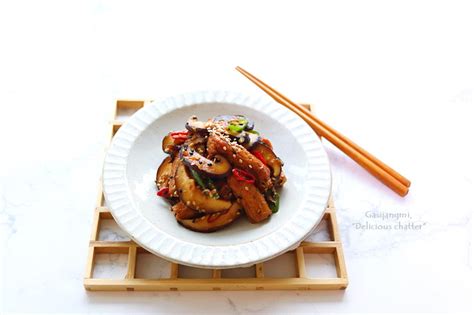 표고버섯어묵볶음 쫄깃한 도시락반찬