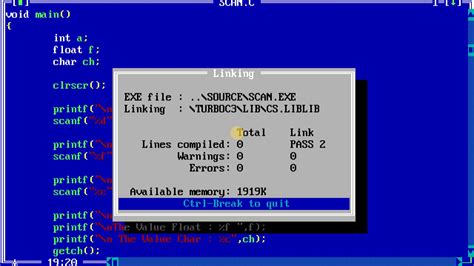 Programming In C Scanf YouTube