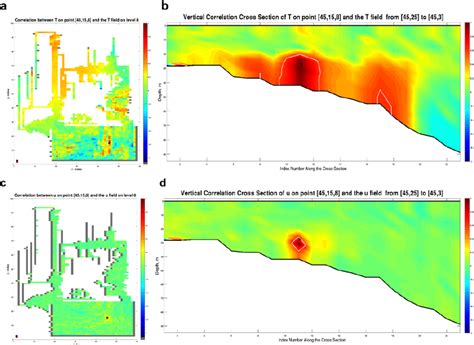 The Horizontal Correlation Between The Point Marked By × And The Download Scientific Diagram