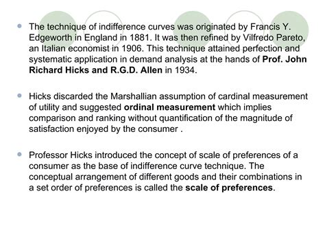 Indifference Curve Analysis Ppt Ppt