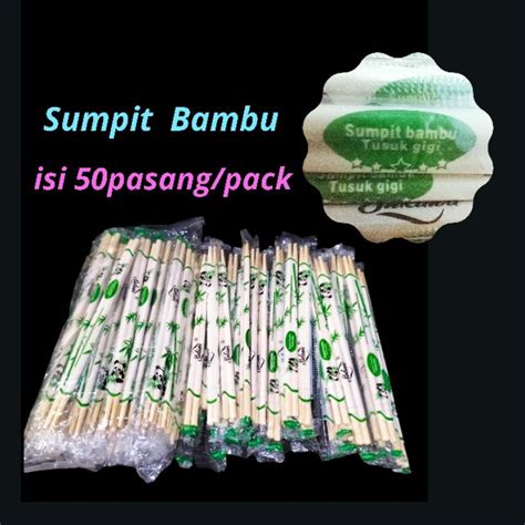 Jual Sumpit Bambu Sumpit Kayu Shopee Indonesia