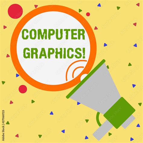Conceptual Hand Writing Showing Computer Graphics Concept Meaning