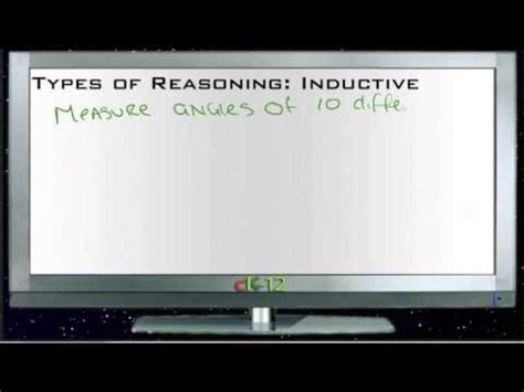 inductive reasoning lesson instructional video for 6th 12th grade lesson planet