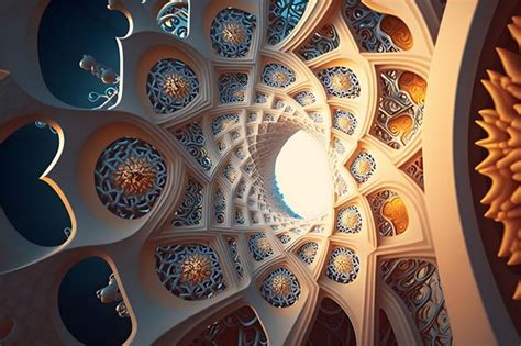 Premium Ai Image Fractal Volumetric Abstraction Background Neural