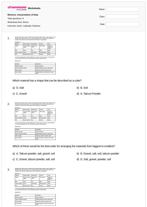 50 Interpretation Worksheets For Grade 6 On Wayground Free And Printable