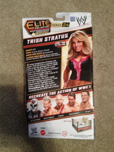 Trish Stratus Wwe Mattel Elite Series 24 Figure With Championship Belt