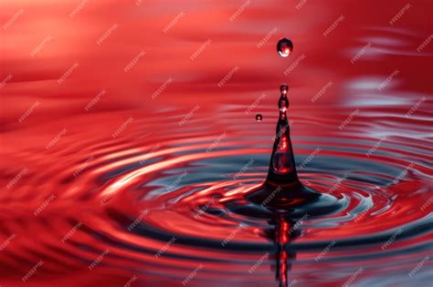 Premium Photo | Abstract captivating Water Droplet Ripple Effect Generative AI