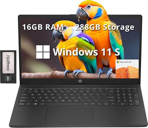 Hp 156 Hd Laptop Intel N200 Processor 16gb Ram 288gb Storage128gb
