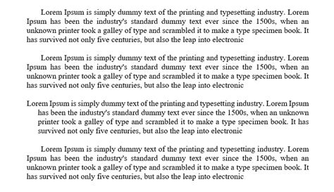 Change The Indent Structure Of A Paragraph