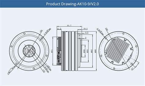 CubeMars AK V KV BLDC Motor For Robot Oz Robotics
