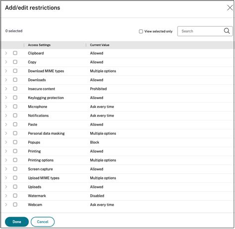 Configure Access Policies For The Applications Citrix Secure Private Access On Premises