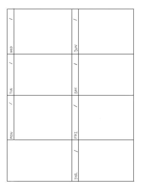 만년 위클리 주간계획표 데일리 플래너 템플릿 주 플래너