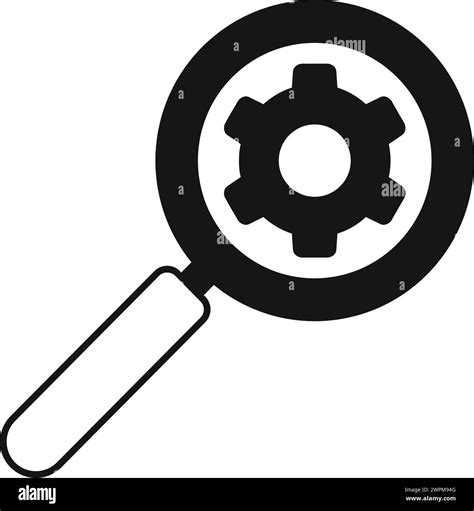 search gear cog icon simple vector sim battery source random access
