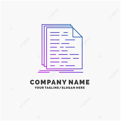 Code Coding Doc Programming Script Purple Business Logo Temp Template