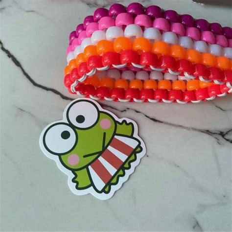 Bee Kandi Keychain Etsy