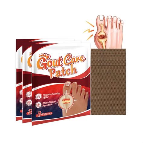 Gout Patch Fast And Effective Pain Relief For Hand And Foot 8pcs