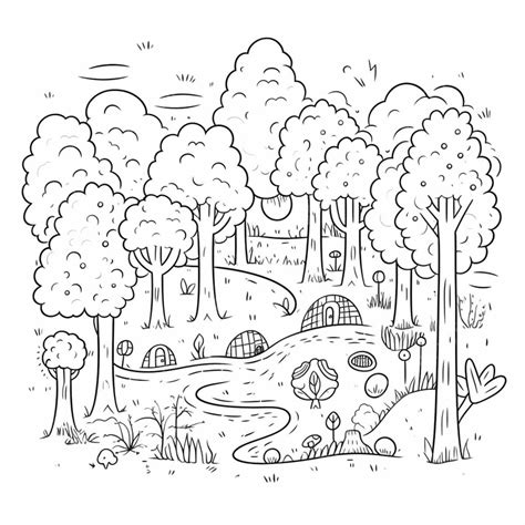 Forest Drawing Photos