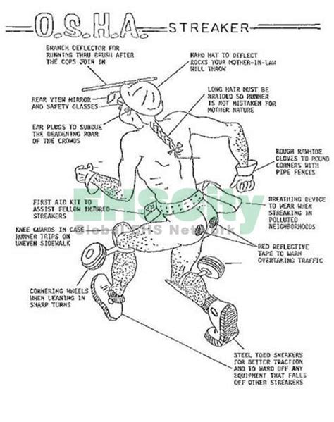 Osha Cowboy Osha Bullrider Osha Santa Osha Streaker And More工作安全