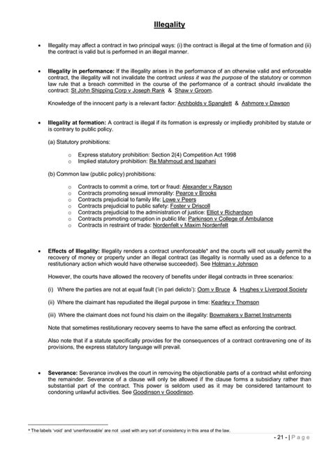 Lecture Study Notes Contract Law PDF