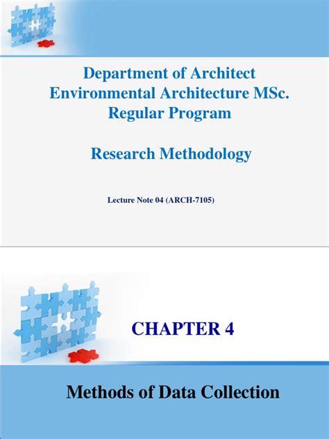 Chapter 4 Methods Of Data Collection Pdf