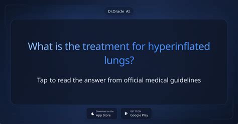 What Is The Treatment For Hyperinflated Lungs