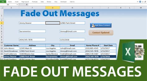 Download Your Excel Fade Out Messages Workbook Here Excel For Freelancers