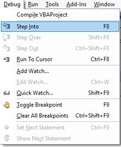 Run A Macro Line By Line VBA Code Examples