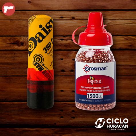 Ciclo Huracán Balines C02 Y Copillas Para Pistolas De