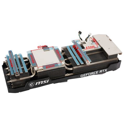 New Original Gpu Heatsink For Msi Rtx 3080 3080ti 3090 Ventus 3x Heat