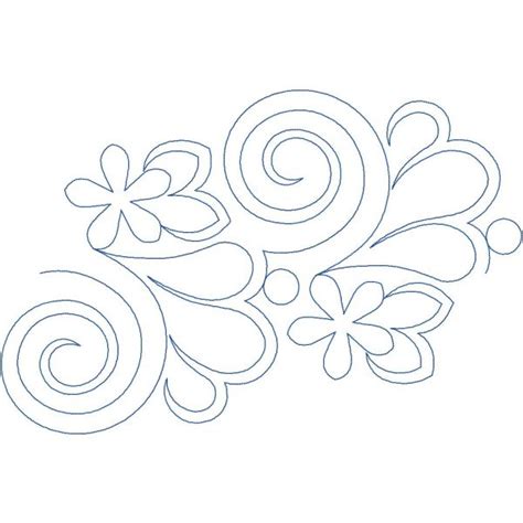 Floral Felicity Flower Swirl Quilting Pattern Playful Quilt