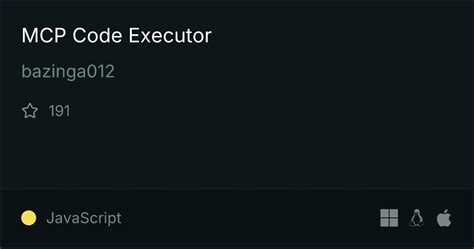 Mcp Code Executor Glama