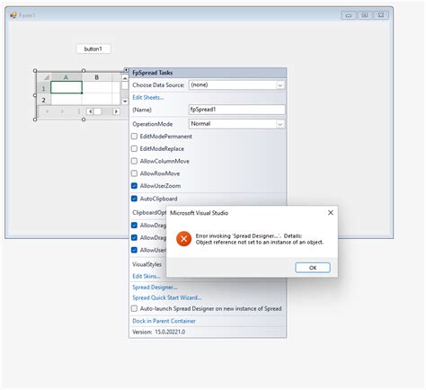 Designer Fails To Load Spread For WinForms Spread Studio MESCIUS Forums