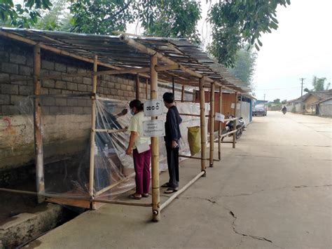 မုံးကိုးမြို့ ကိုဗစ် ၁၉ ရောဂါ ကြိုတင်ကာကွယ်ရေး ကျန်းမာရေးစစ်ဆေးရေးဂိတ် ဖွင့်လှစ်ဆောင်ရွက