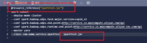 Dataphin中提交spark任务报错missing Application Resource 阿里云帮助中心