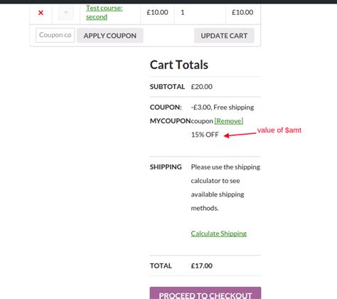 Wordpress Display Coupon Description Woocommerce Stack Overflow